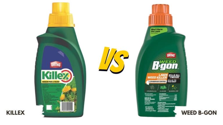 Ortho Weed B Gon vs Killex - Comparison TABLE