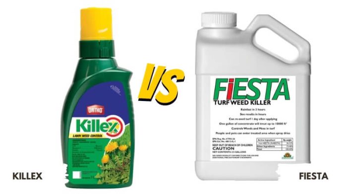 Fiesta Vs Killex Weed Control - Comparison TABLE